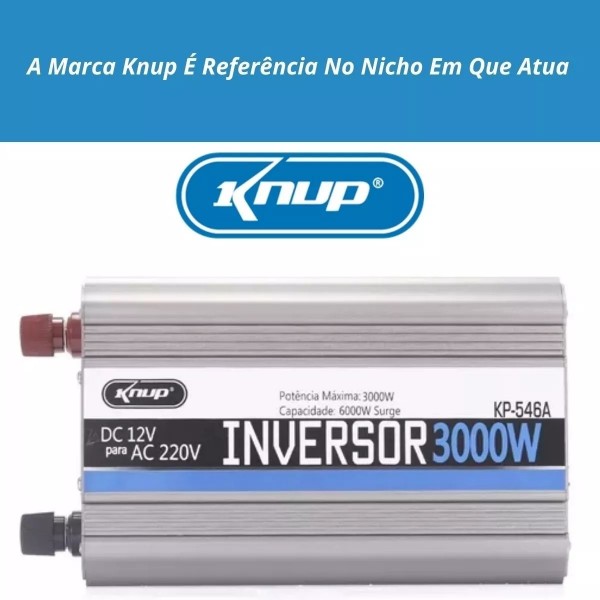 Outpec - Inversor 12v 220v Energia 3000w Transformador Conversor