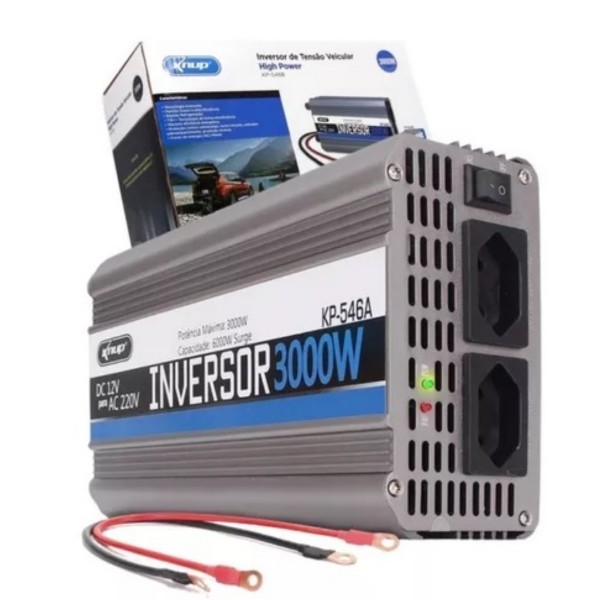Outpec - Inversor 12v 220v Energia 3000w Transformador Conversor
