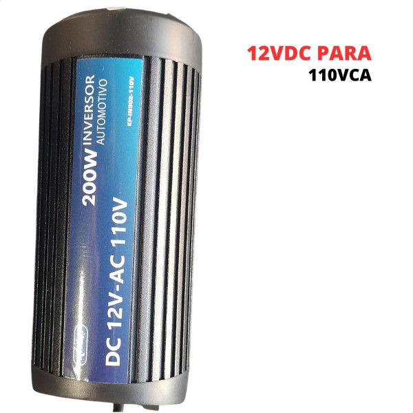 Outpec - Inversor Tensão Automotivo 200w 12v 110v USB Turbo
