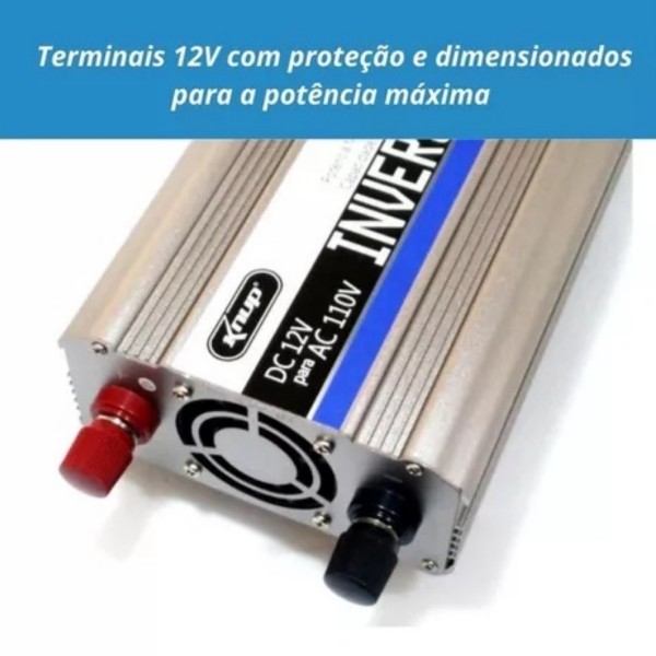 Outpec - Inversor 12v 110v Energia 3000w Transformador Conversor