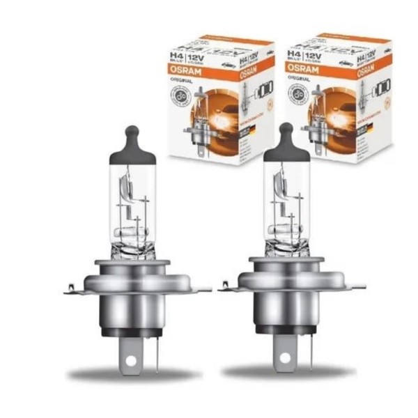 Outpec - Kit 2 Lâmpadas H4 12v 60/55w Bilux Original Osram Made in Germany