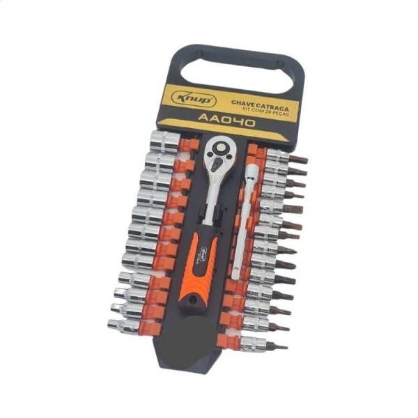 Outpec - Kit Jogo Chave Catraca Ferramentas Completo Torx Boca Allen