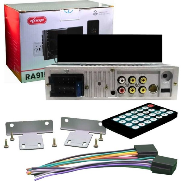 Outpec - Central Multimídia Mp5 1 Din 2 Din Espelha Ios Android