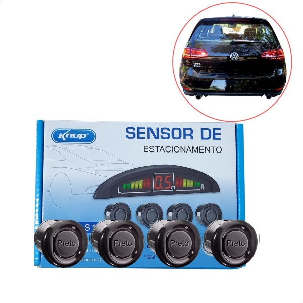 Outpec - Sensor Estacionamento Ré Preto